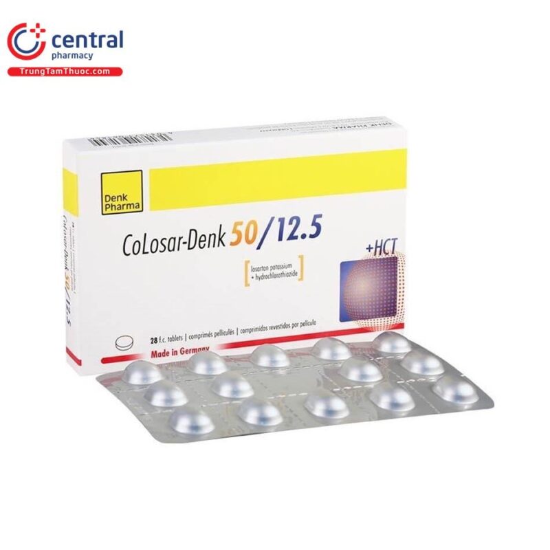THUỐC COLOSAR-DENK 50/12.5 - Bệnh viện Bình Định